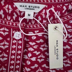 Max Studio | Dresses | Max Studio Long Sleeve Button Front Maxi Dress ...